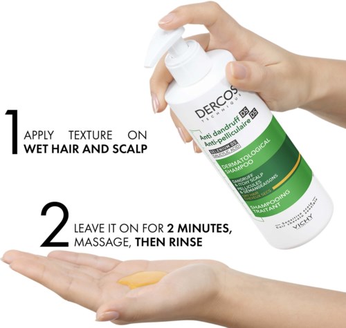 VICHY Dercos Technique Anti-Dandruff Shampoo for Dry Hair 390 ml | lyko.com