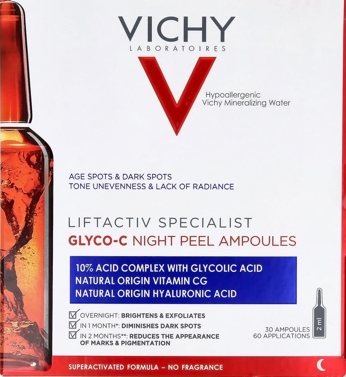 VICHY Liftactiv Glyco-C Night peel ampoules 30st | lyko.com