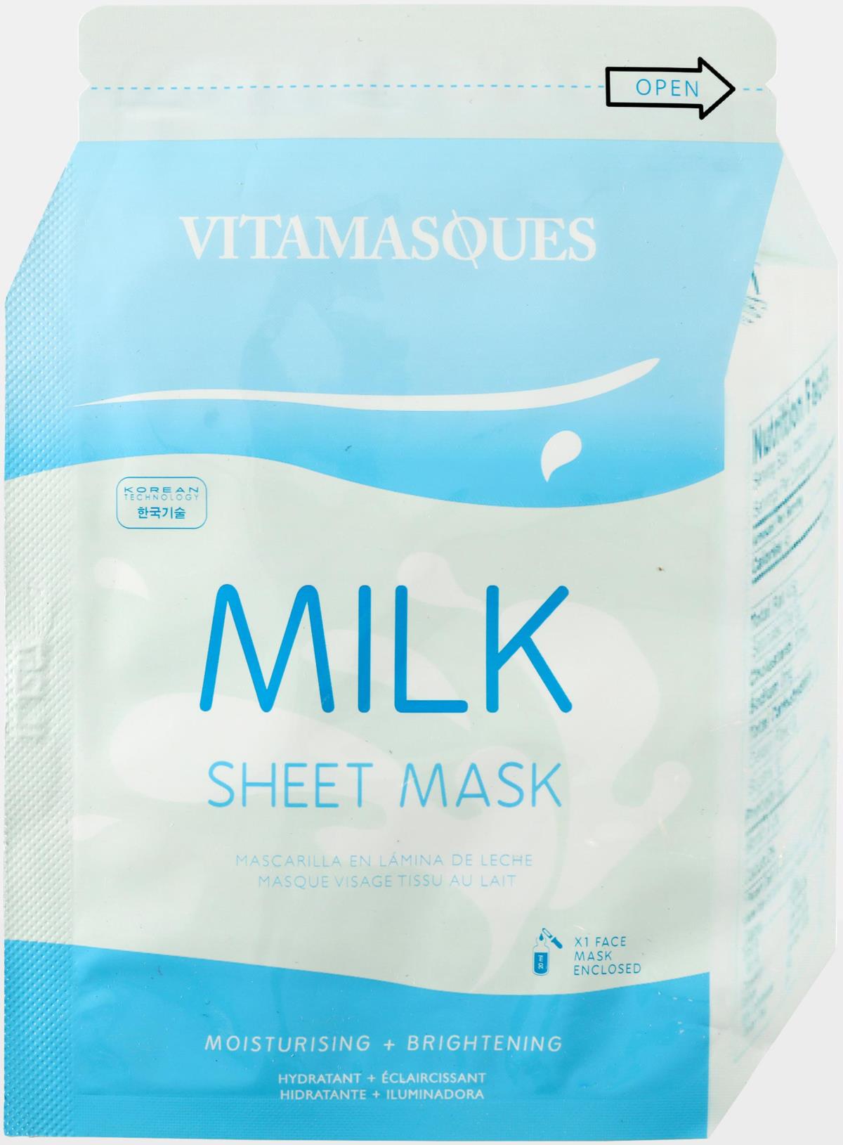 VITAMASQUES Milk Sheet Mask 20 ml | lyko.com