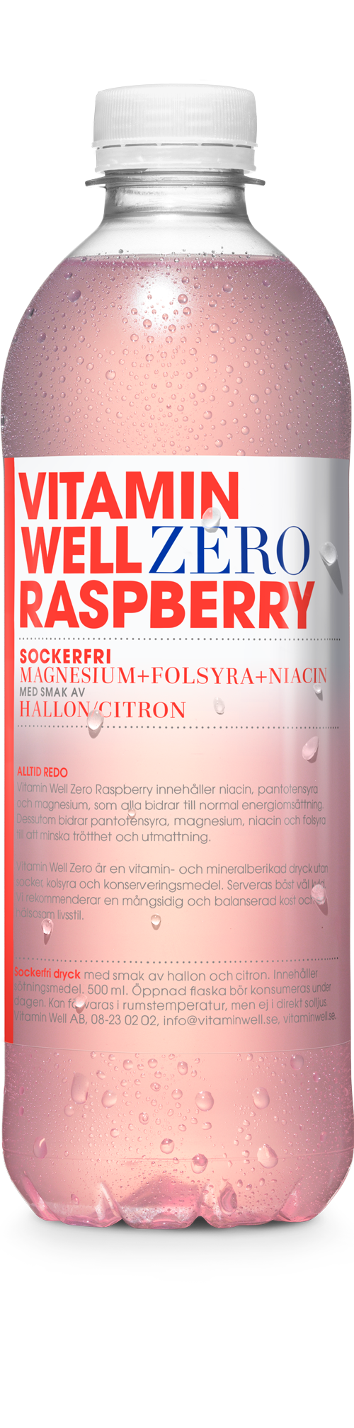 Vitamin Well Zero Raspberry 500 ml | lyko.com
