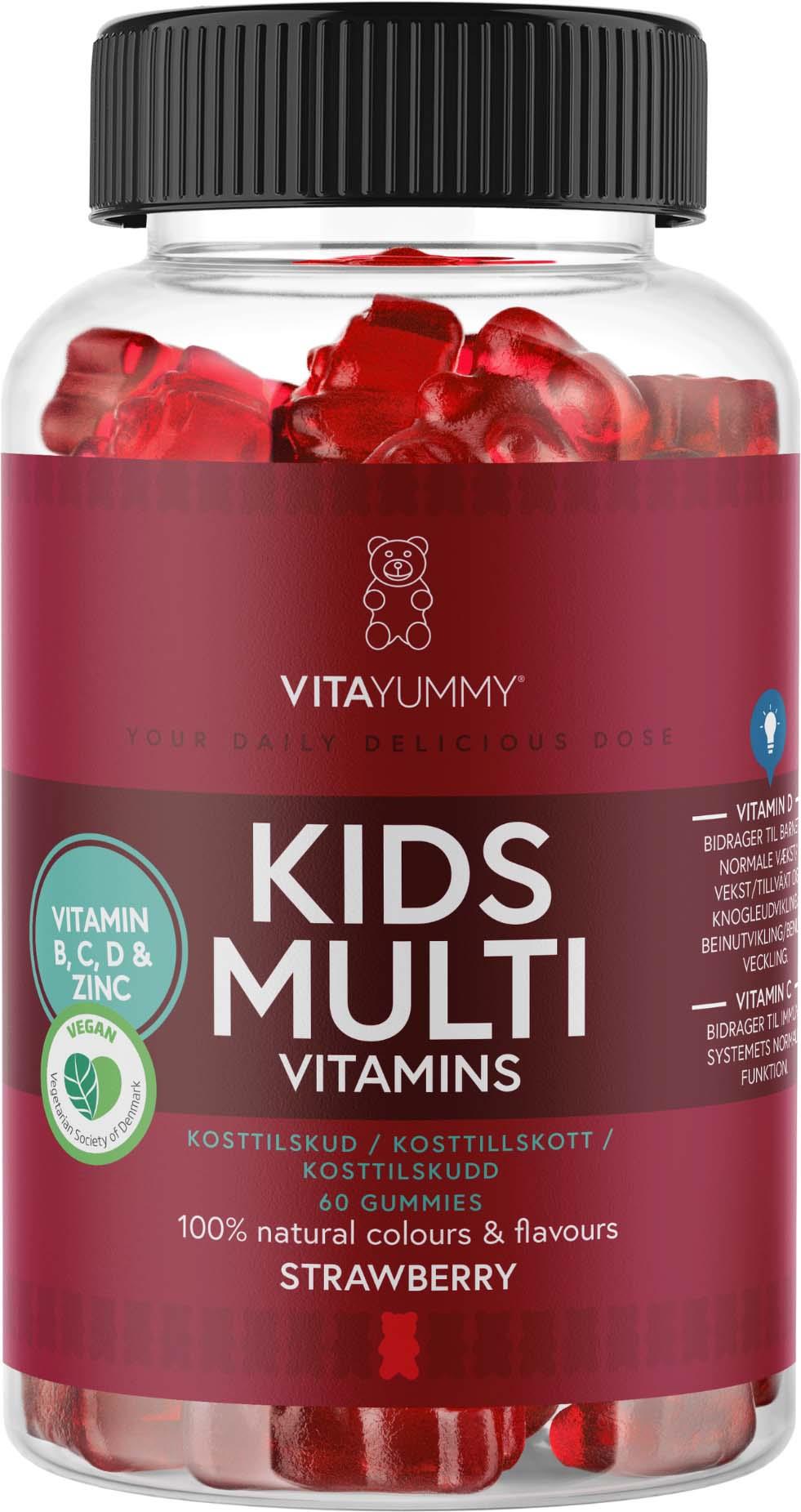 VitaYummy Kids Multivitamins Strawberry 180 g | lyko.com