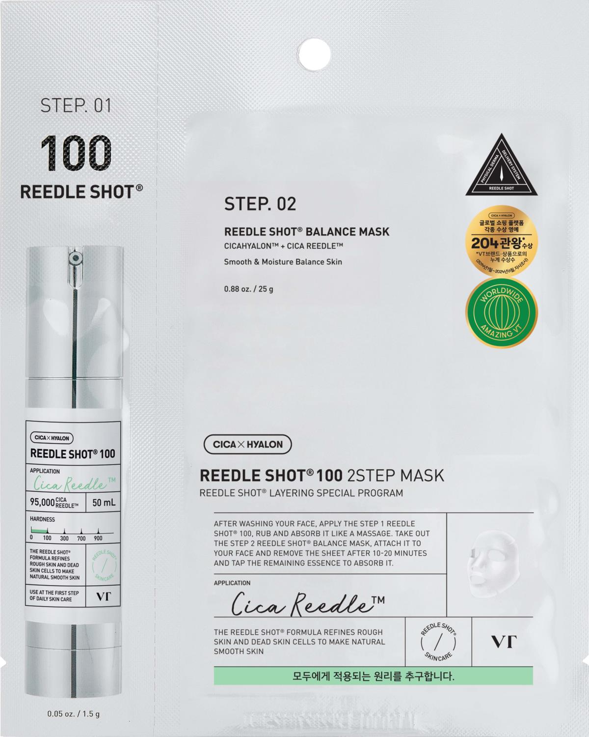 VT Cosmetics Mild Reedle Shot 100 2-step Mask | lyko.com