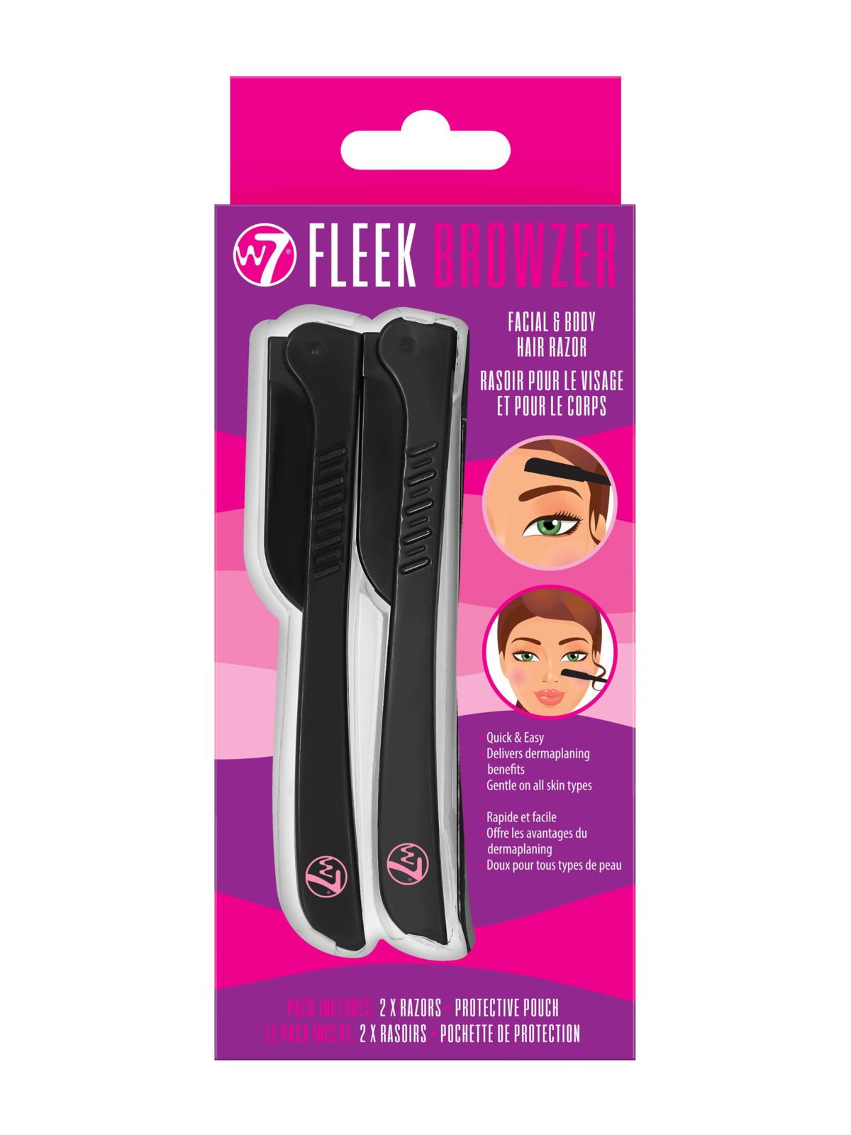 W7 Fleek Browzer Facial & Body Hair Razor | lyko.com