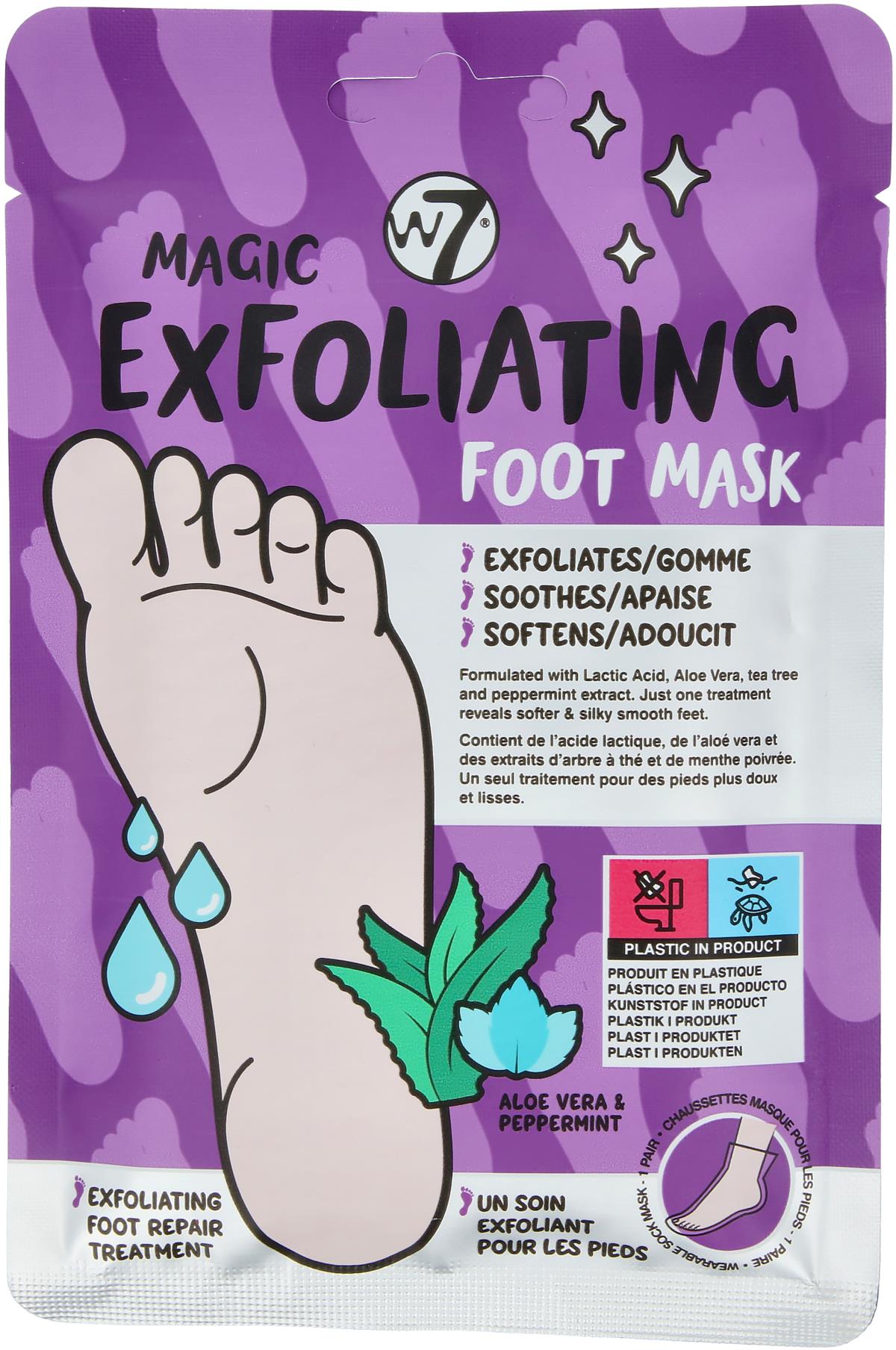 W7 Magic Exfoliating Foot Mask | lyko.com