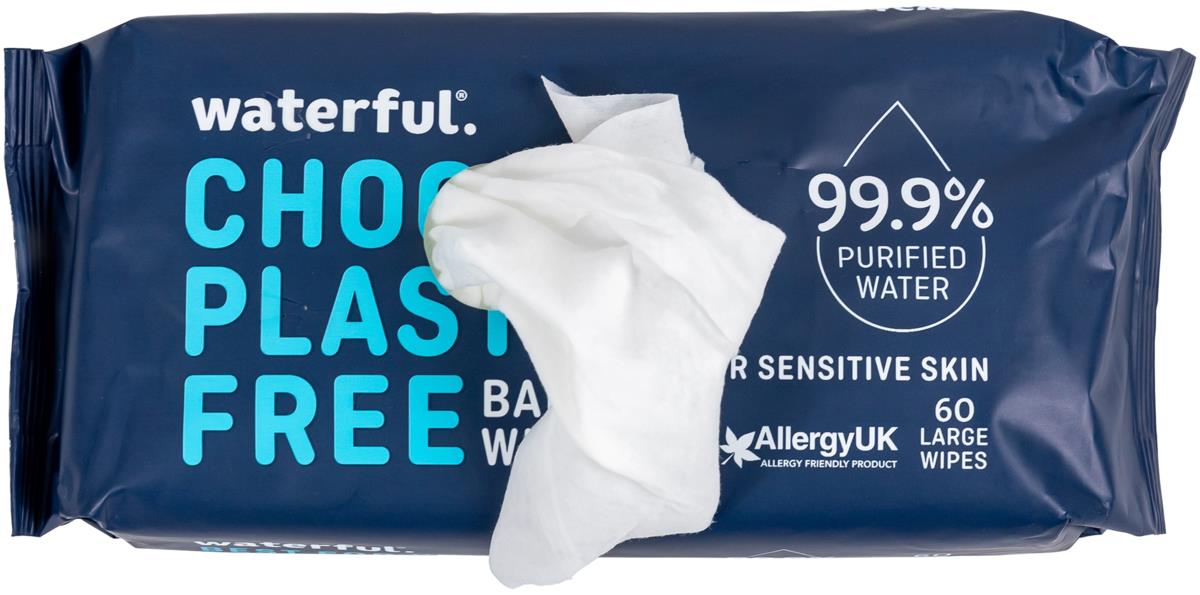 Waterful Plastic Free Wet Wipes 60st | lyko.com