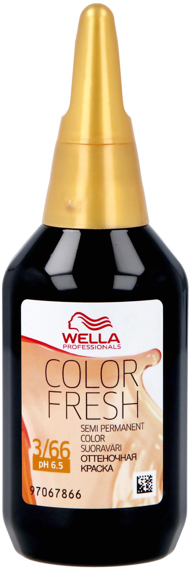 Wella Professionals Color Fresh Wella Dark Intensive Violet Brown 3/66 ...