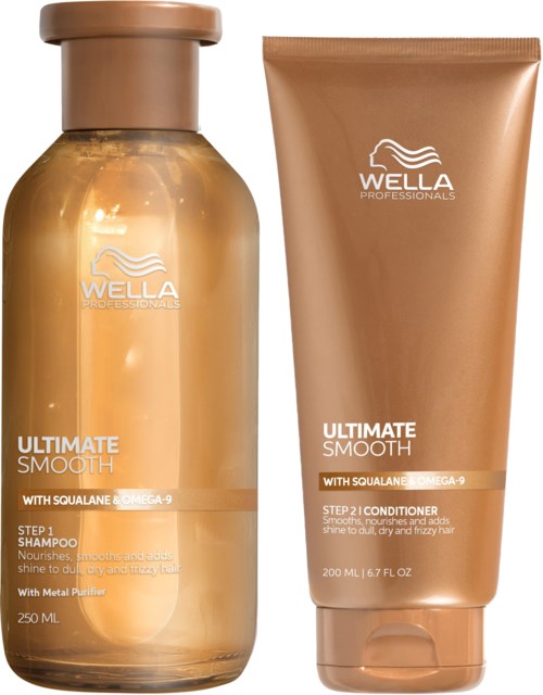 Wella Professionals Ultimate Smooth Shampoo 250 ml & Conditioner 200 ml ...