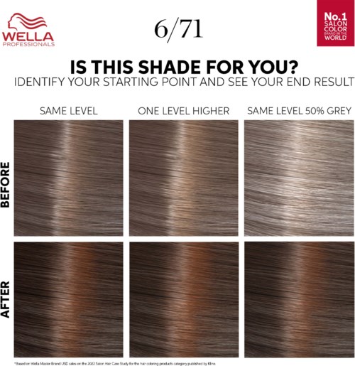 Wella Professionals Color Touch Deep Brown Medium Maple Brown 6/71 ...