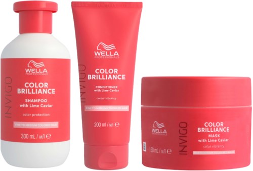 Wella Professionals Invigo Color Brilliance Fine Hair Trio Package ...
