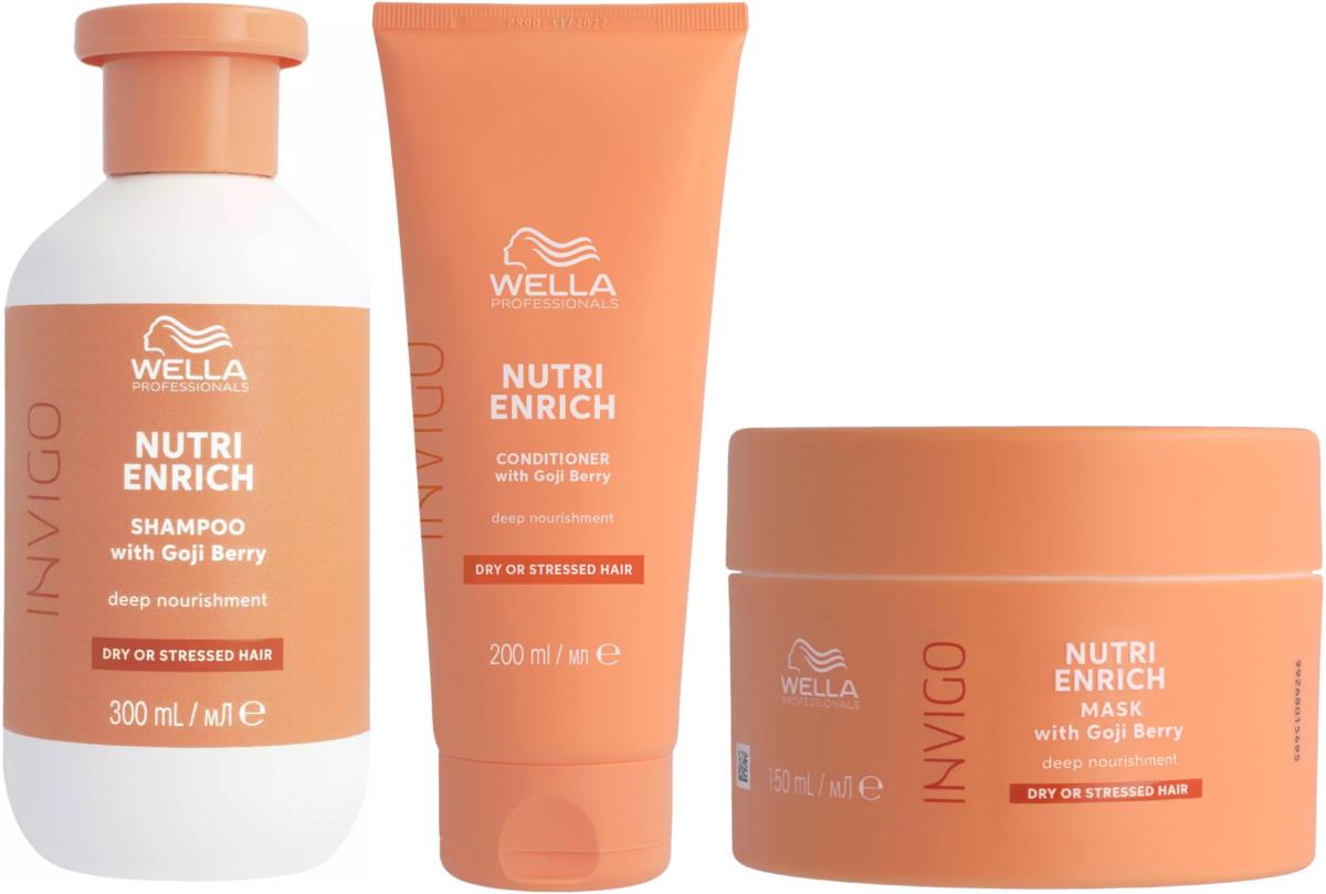 Wella Professionals Invigo Nutri Enrich Dry Hair Trio Package | lyko.com