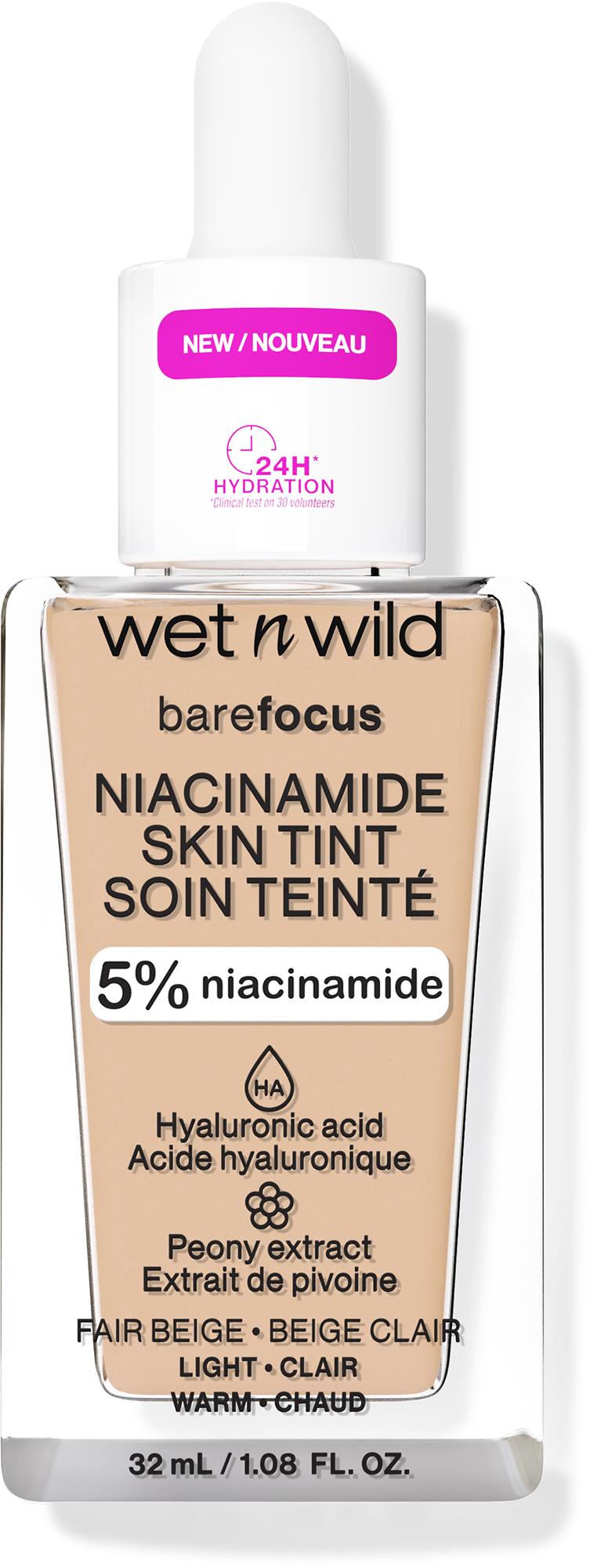 Wet n Wild Bare Focus Niacinamide Skin Tint Fair Beige | lyko.com