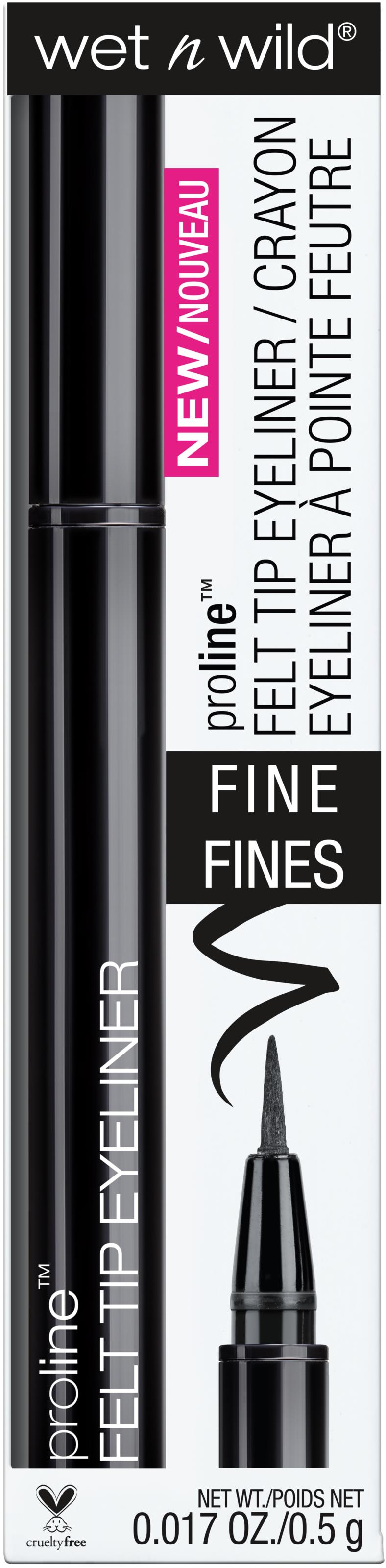 Wet n Wild ProLine Felt Tip Eyeliner Black | lyko.com