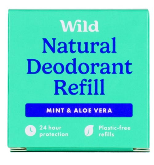 Wild Men's Mint & Aloe Vera Deo refill 40 g | lyko.com