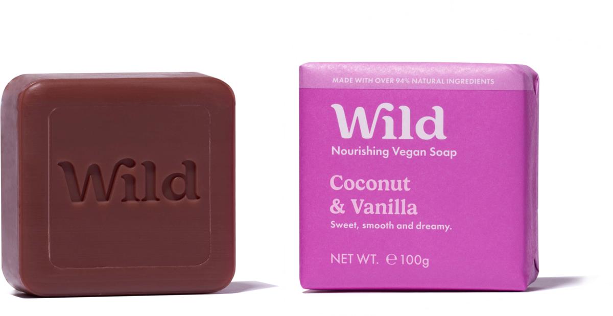 Wild Nourishing Vegan Soap Coconut & Vanilla 100 g | lyko.com