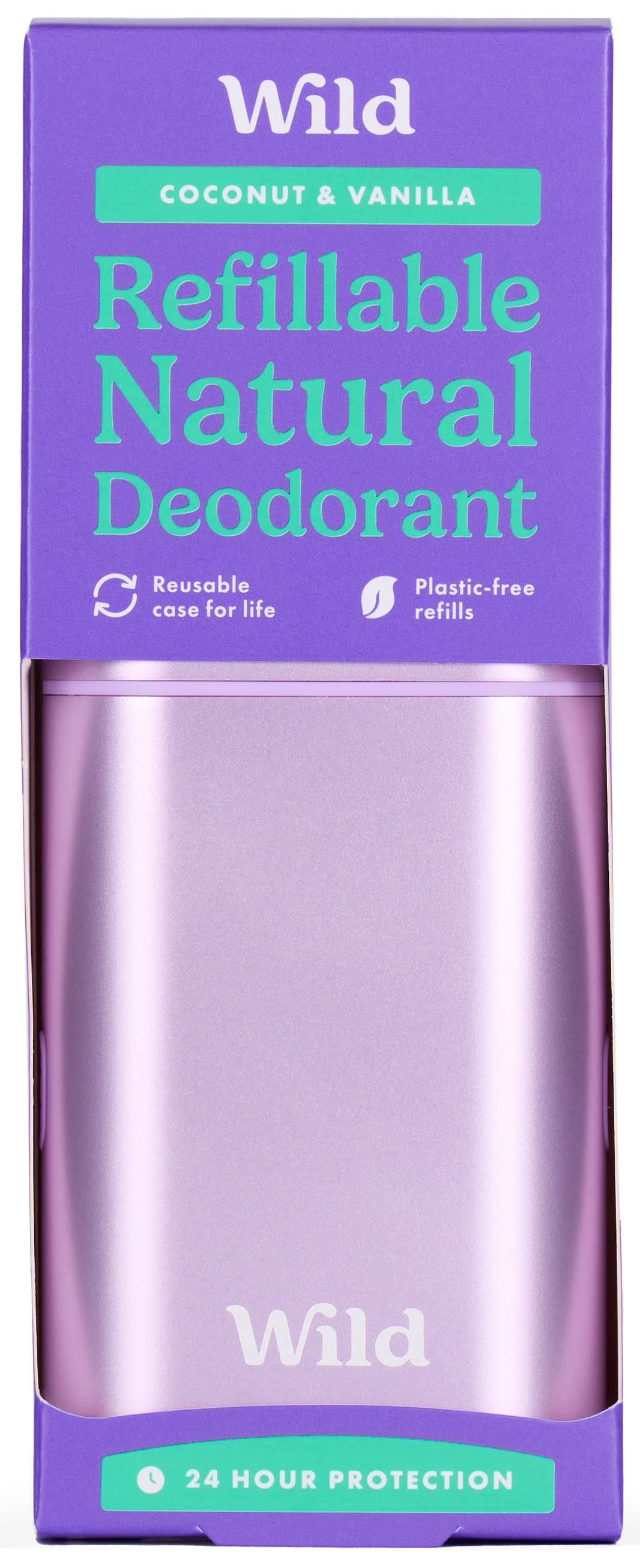 Wild Refillable, Natural Deodorant Coconut & Vanilla 40 g | lyko.com