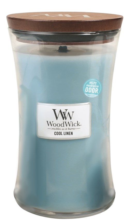 WoodWick Cool Linen Large 624 ml | lyko.com