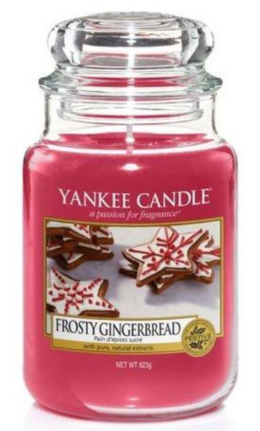 Yankee Candle Frosty Gingerbread Christmas Scent Large Jar | lyko.com