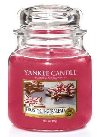 Yankee Candle Frosty Gingerbread Christmas Scent Medium Jar | lyko.com