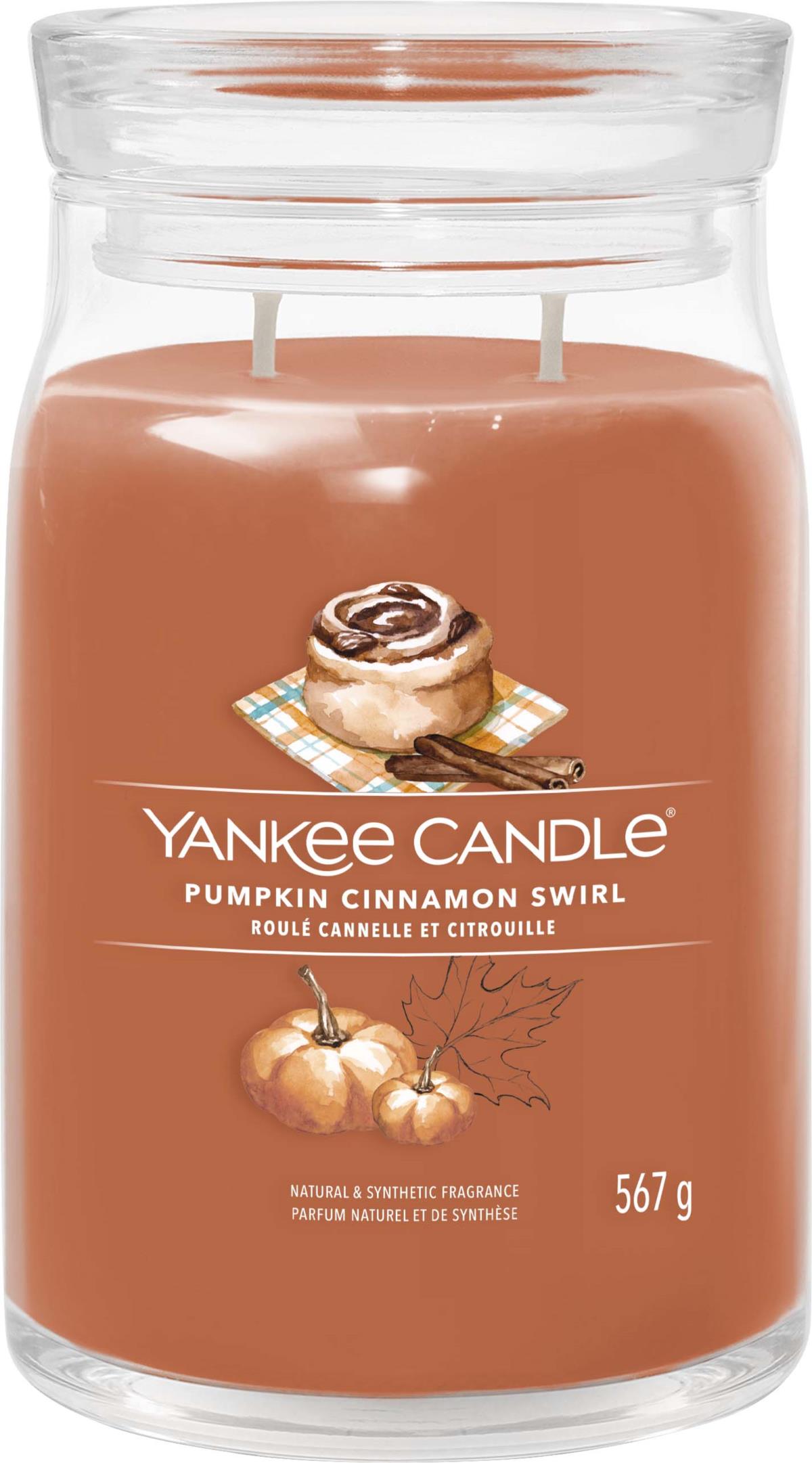 Yankee Candle Pumpkin Cinnamon Swirl Signature Jar Large | lyko.com