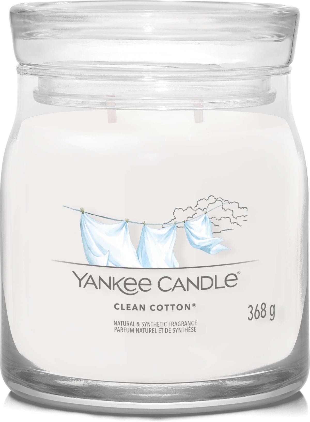 Yankee Candle Clean Cotton Signature Jar Medium | lyko.com