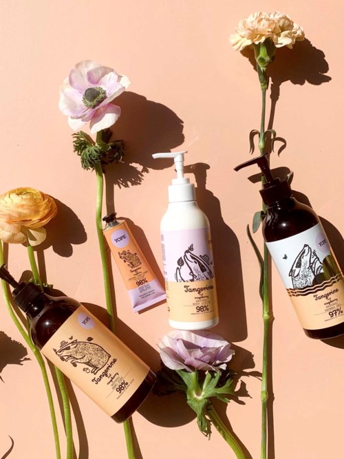 YOPE Botanical Natural Hand Cream Tangerine & Raspberry 50 ml | lyko.com