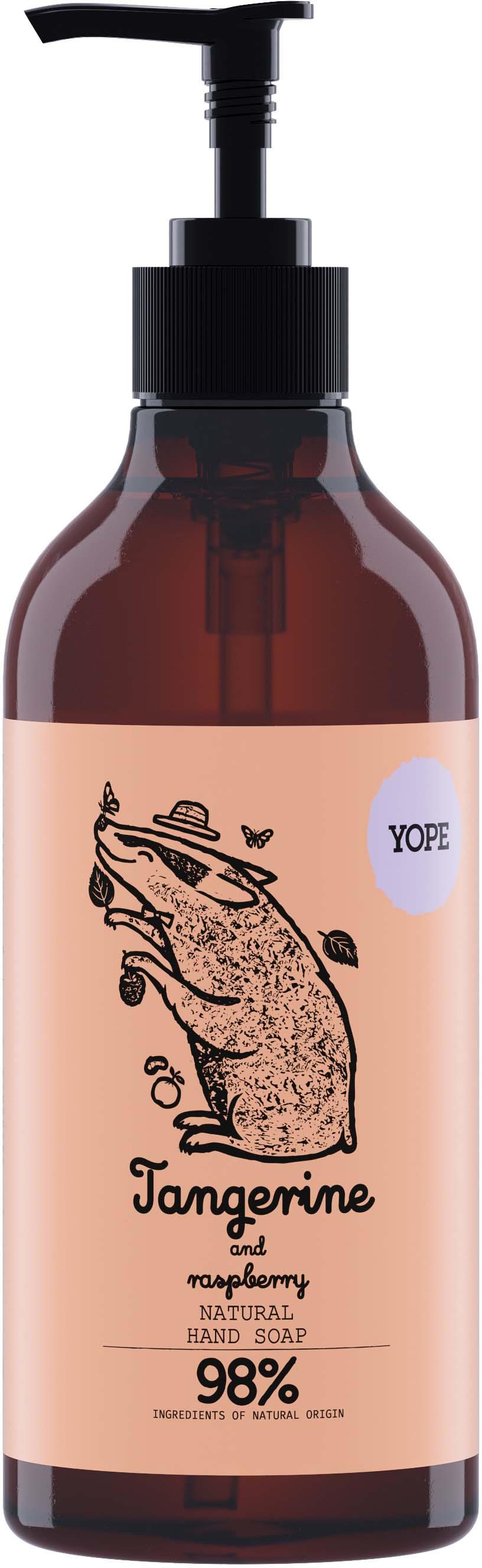 YOPE Botanical Hand Soap Tangerine and Raspberry 500 ml | lyko.com