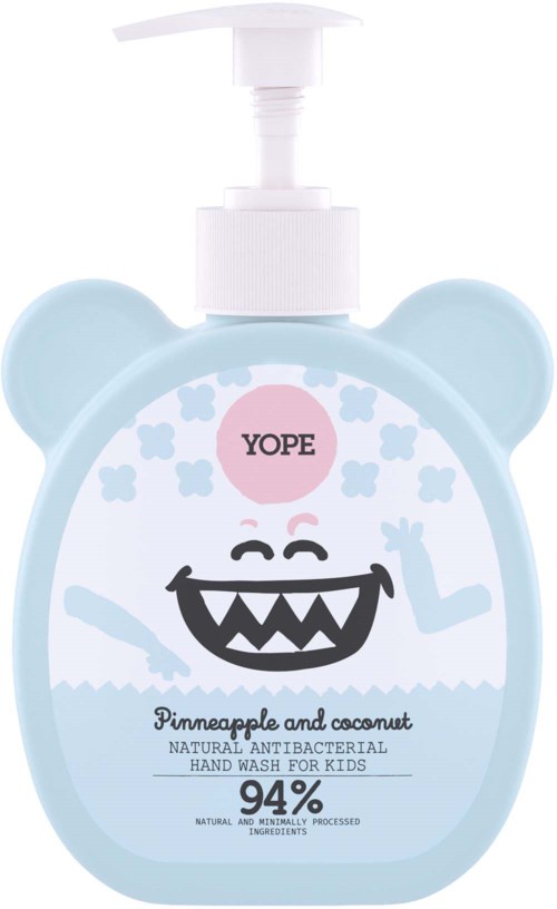 YOPE Kids Antibacterial Hand Wash for Kids Pinneapple & Coconut 400 ml ...