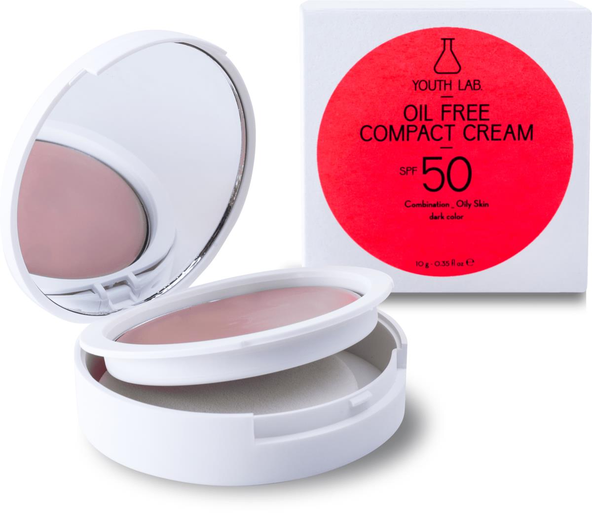 Youth Lab Oil Free Compact Cream Spf 50 Dark Color 10 g | lyko.com