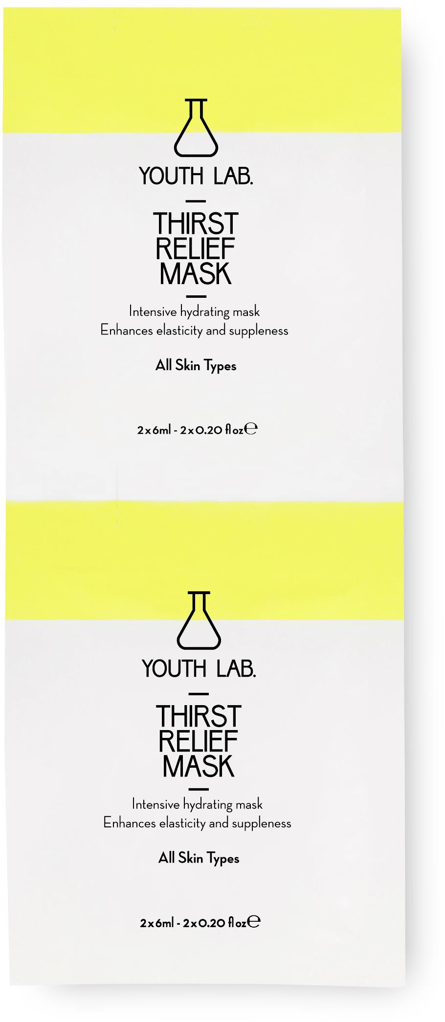 Youth Lab Thirst Relief Mask- Pack 2 Monodosis 12 ml | lyko.com
