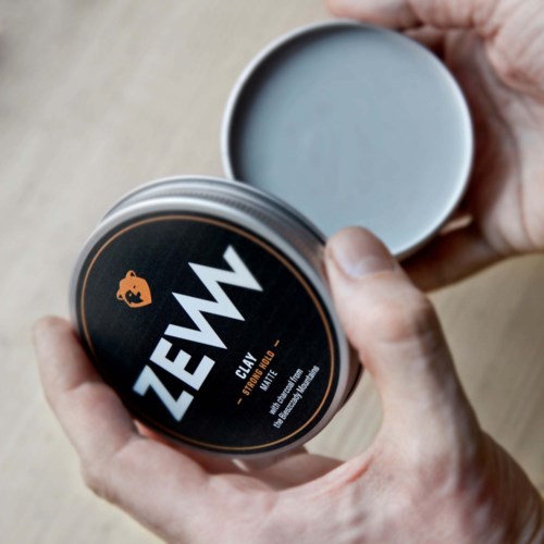 ZEW for Men Charcoal Hair Clay Matt Strong Hold 100 ml | lyko.com